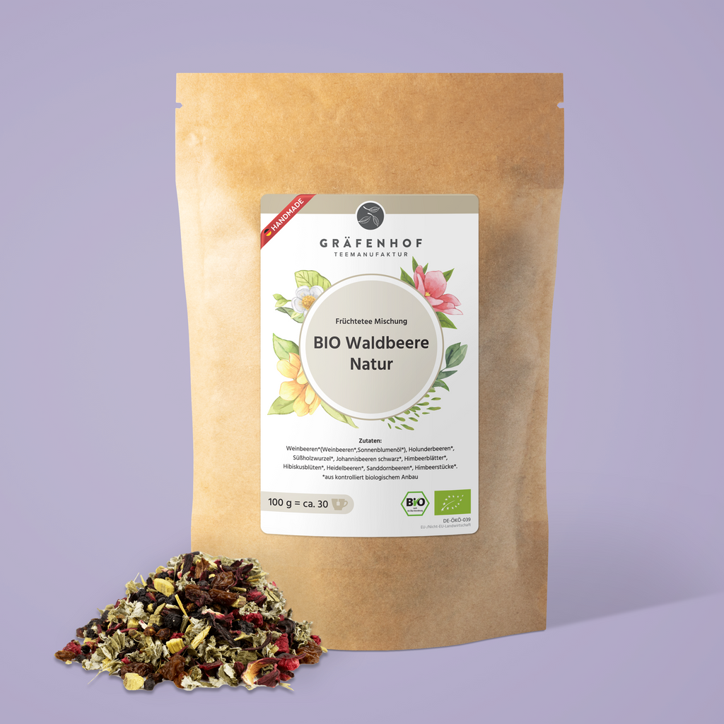 Waldbeere Natur | Früchtetee | BIO | ab 100g | Gräfenhof – Gräfenhof Tee