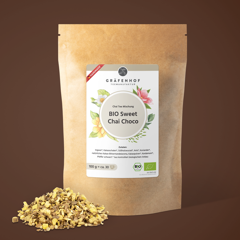 Sweet Chai Choco | Früchtetee | BIO | ab 100g | Gräfenhof – Gräfenhof Tee