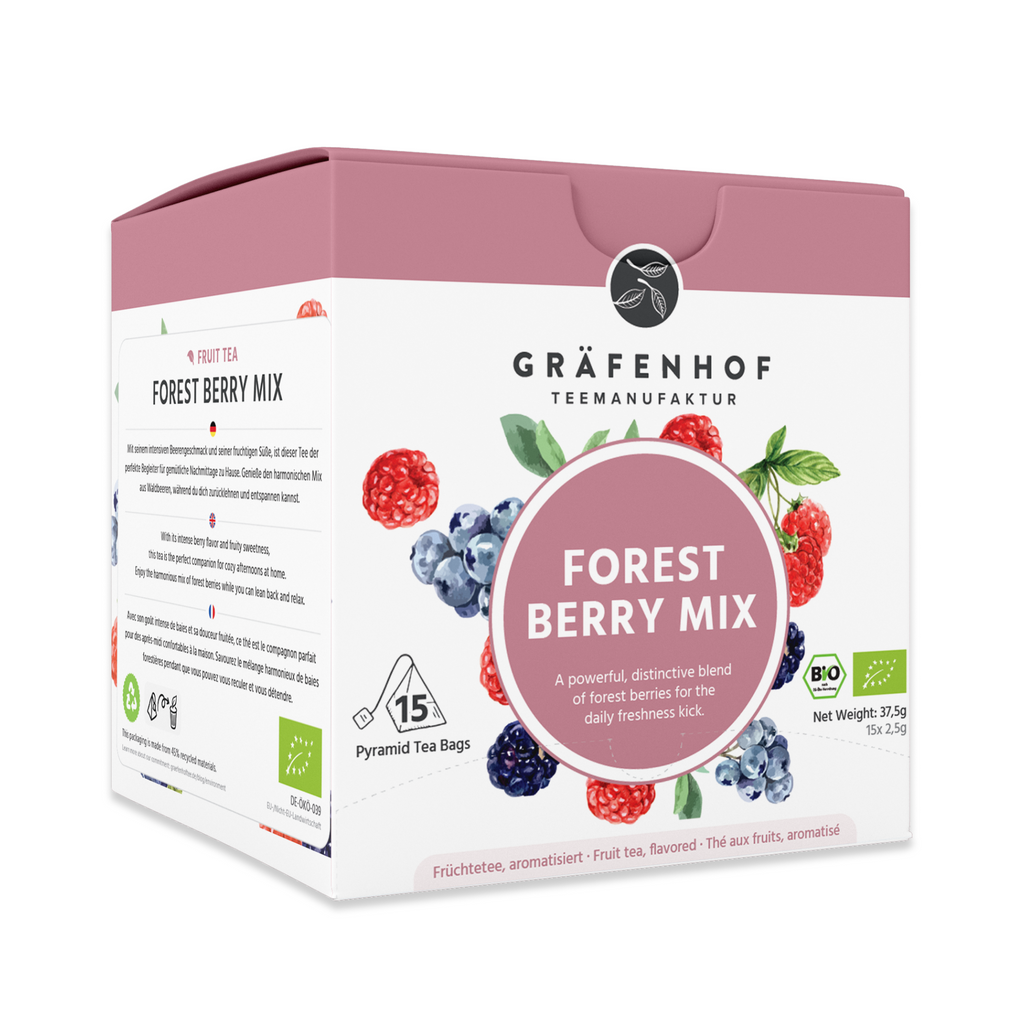 Forest Berry Mix | Tee im Pyramidenbeutel | BIO | Gräfenhof – Gräfenhof Tee